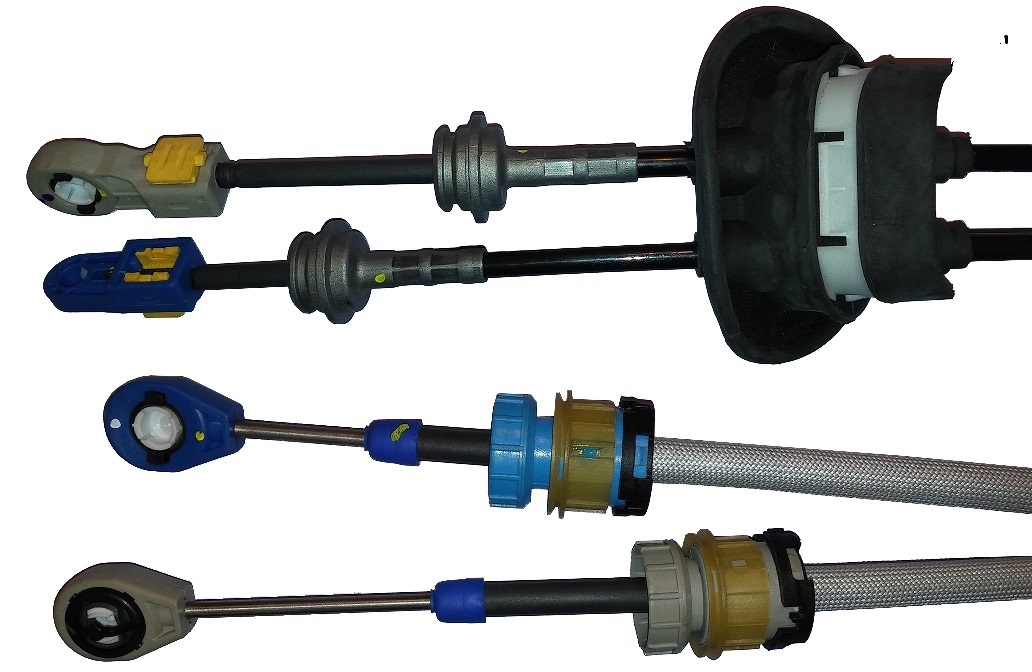 cambio de velocidades (caja MC) -2 cables unidos con goma- 10 ...